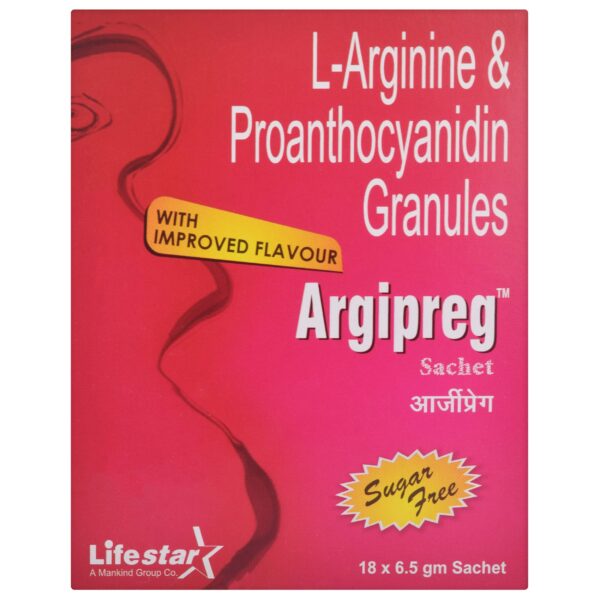 Argipreg Granules 6.5gm Sachet 18's - Hindustan Pharmacy