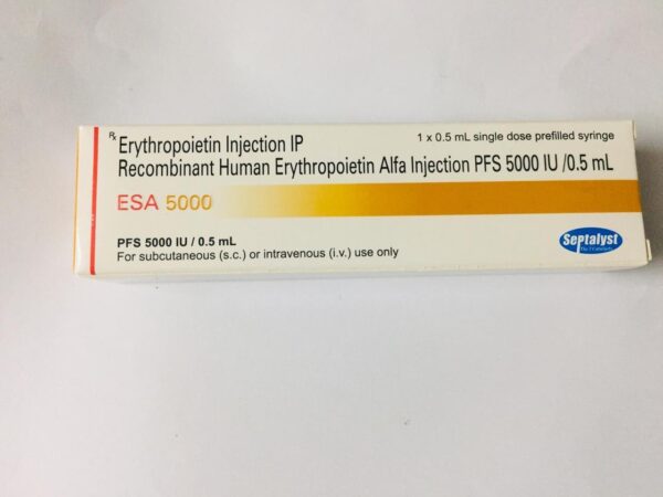 ESA 5000IU Injection - Hindustan Pharmacy