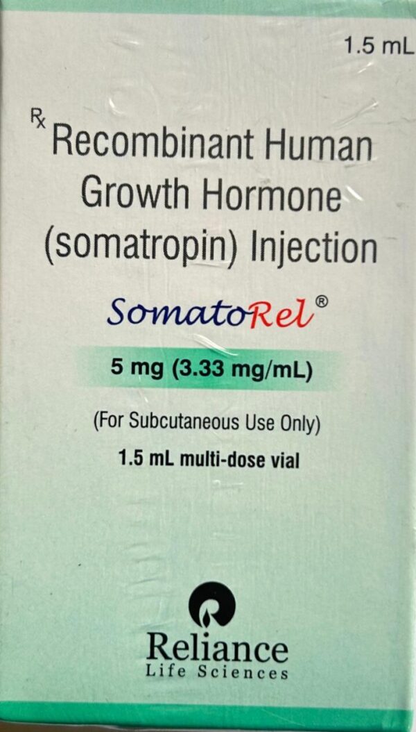 Somatorel 5mg Injection - Hindustan Pharmacy